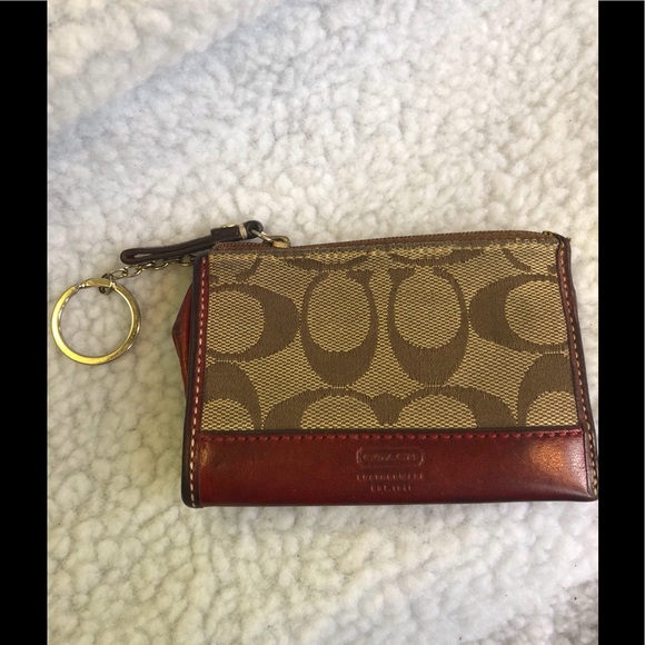 Coach | Bags | Coach Keychain Card And Coin Holder | Poshmark